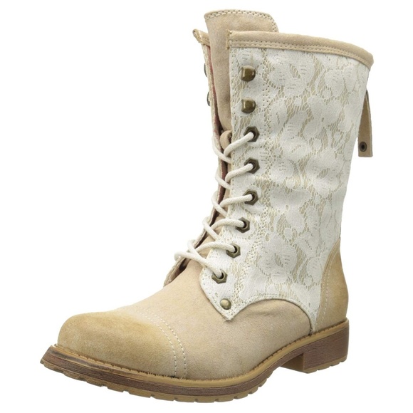 Roxy | Shoes | Roxy Waterproofed Lace Combat Boots 6 | Poshmark